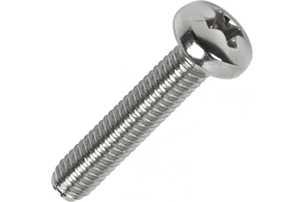 Винт ЦКИ DIN 7985 М8x20 A2 PH4 для мебельной сборки из нержавеющей стали 20 шт 13292