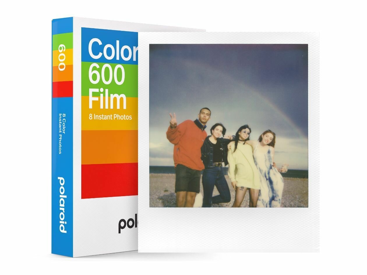 Кассета Polaroid Color 600 Цветная / Белая рамка