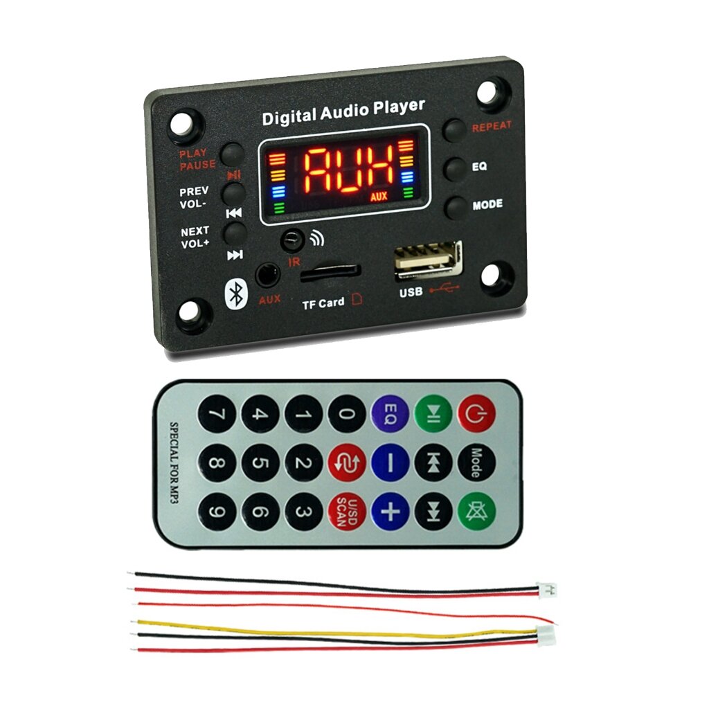 Цифровой усилитель Автомобильный MP3-Плеер Беспроводной Bluetooth-Совместимый Декодер Плата Усилителя
