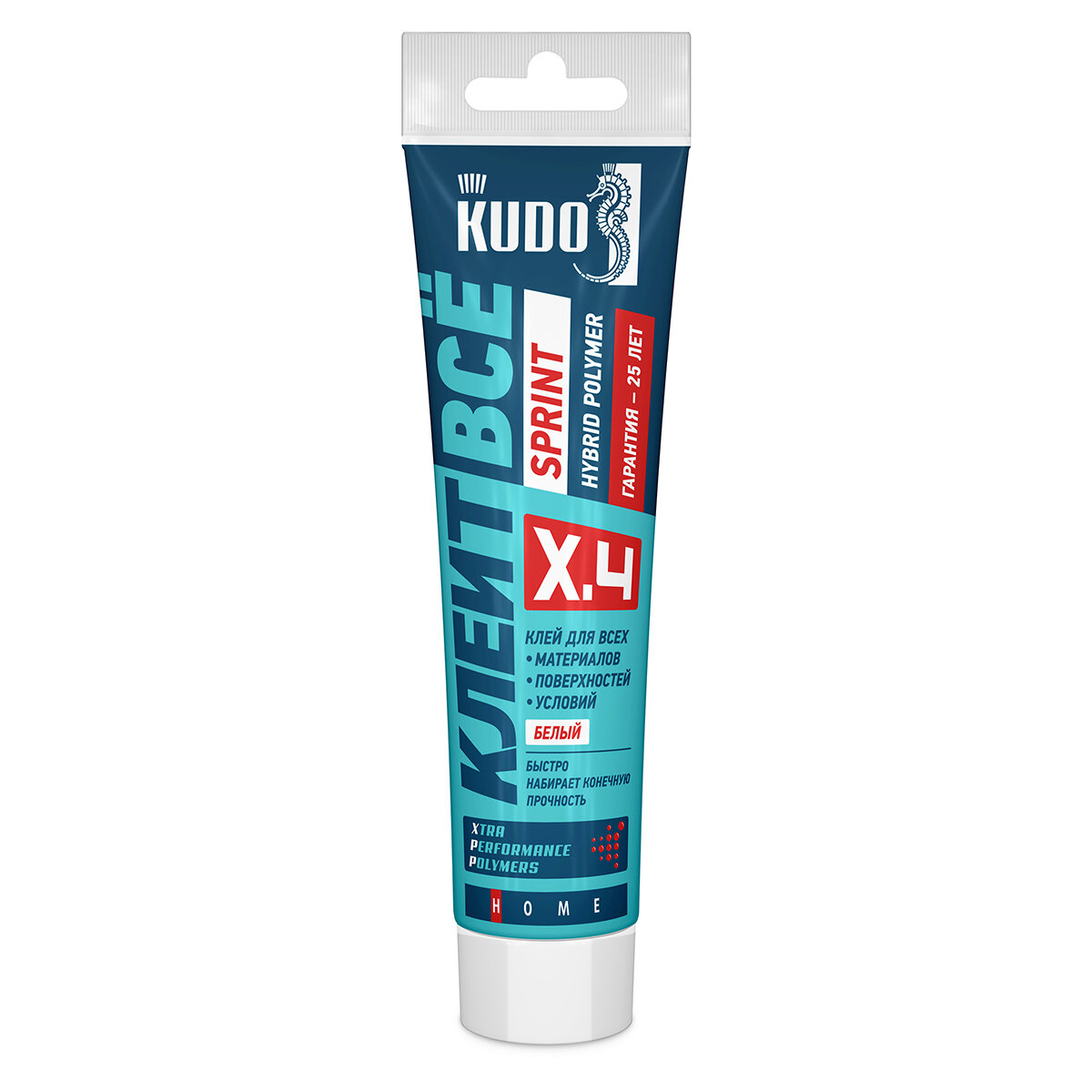 Клей Kudo Home Sprint KXT-4W «Клеит все», гибридный, 110 мл, белый