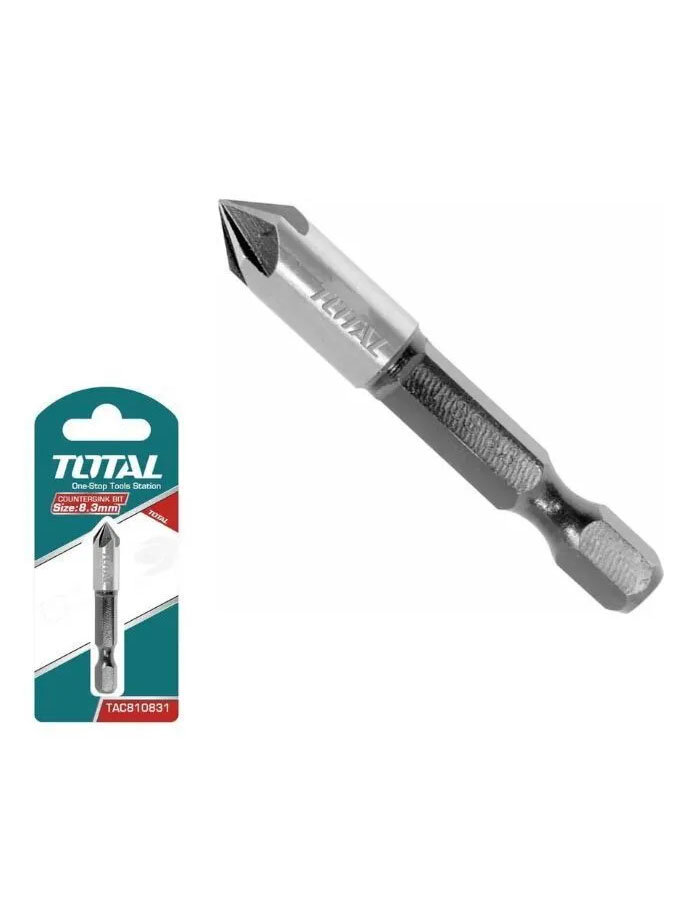Зенкер конический 8,3мм, хвостовик HEX 1/4 TOTAL TAC810831