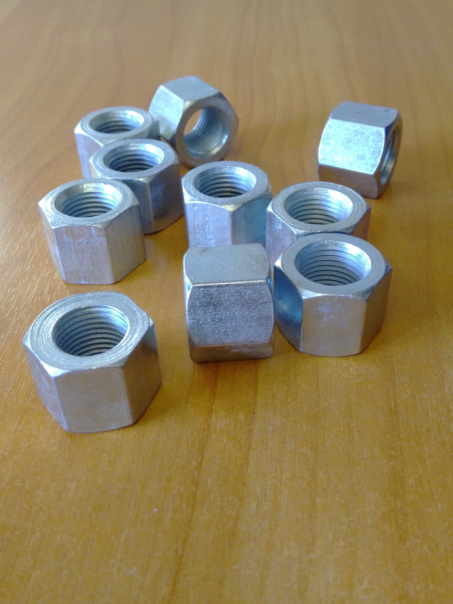 250691-п29 Гайка стремянки М16х1,5 для автомобилей Газель, ГАЗ, ЗИЛ, МАЗ. Высота 19 мм. Комплект 10 штук. Россия, Белзан.