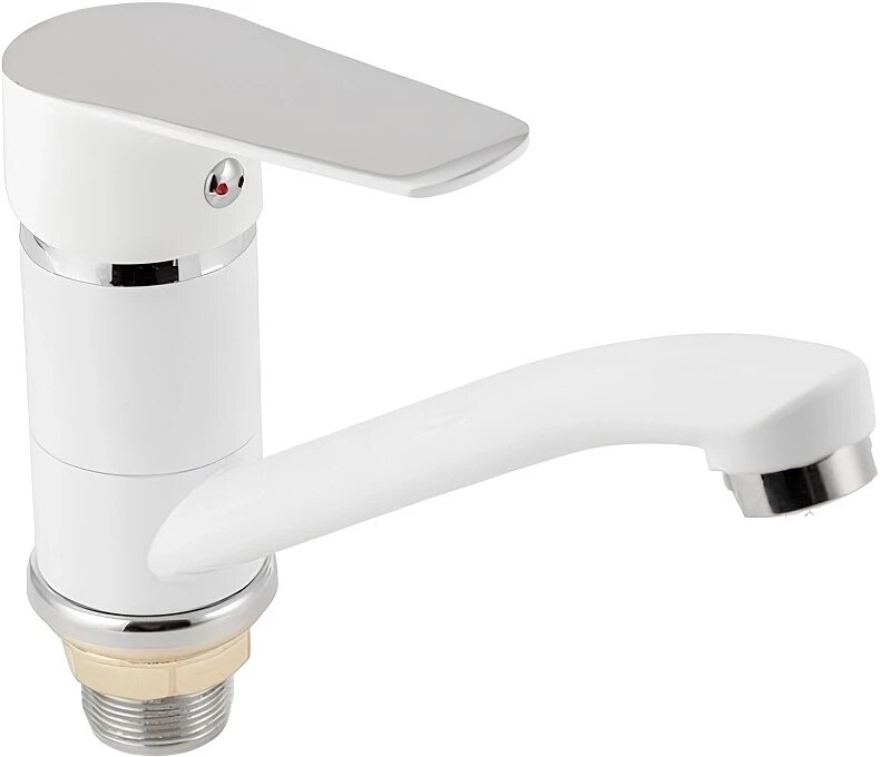 Смеситель для кухни Viko V-4140 хром/белый