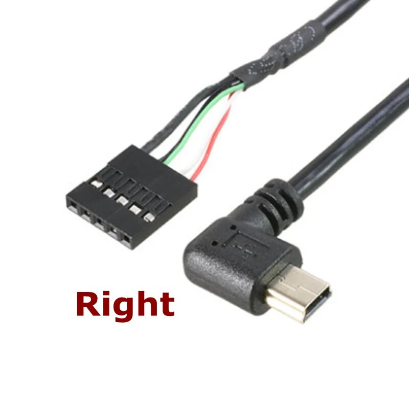 Кабель USB-C на 5-контактный для материнской платы, Right