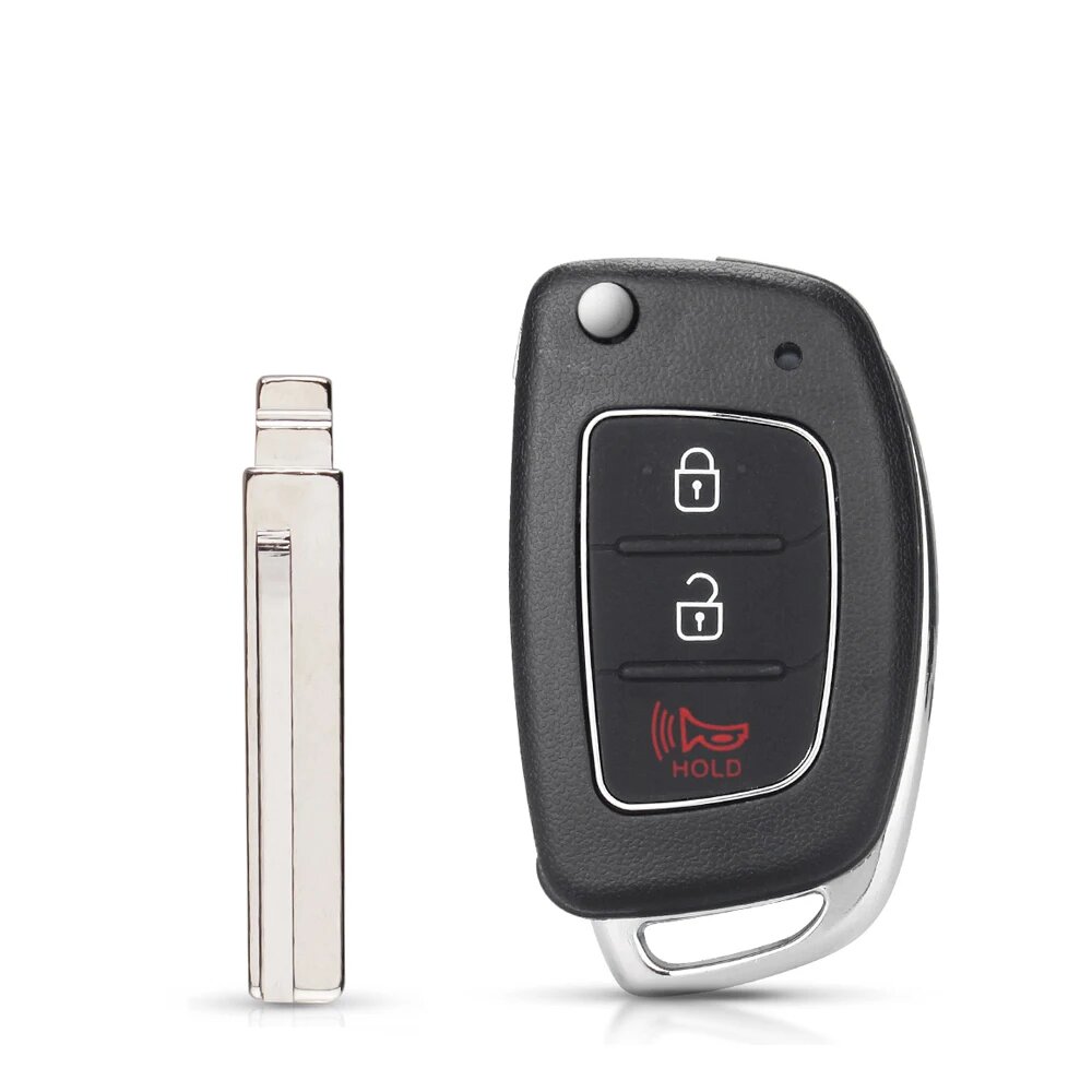 Ключ KEYYOU для Hyundai Solaris ix35 ix45 ELANTRA Santa Fe New Verna 3/4, корпус автомобильного ключа HY20, пульт дистанционного управления Model 3