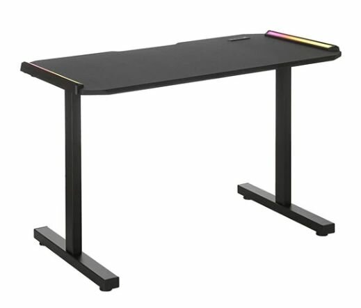 Стол компьютерный геймерский, игровой, 122 см x 78.8 см x 60.5 см, черный, 1 шт.