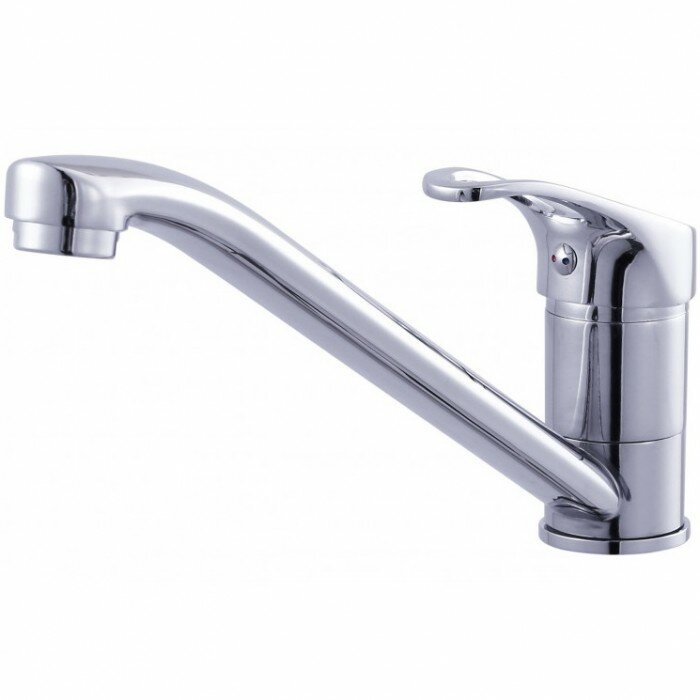 Смеситель кухонный Hansen H49131, хром, латунь, гибкий излив