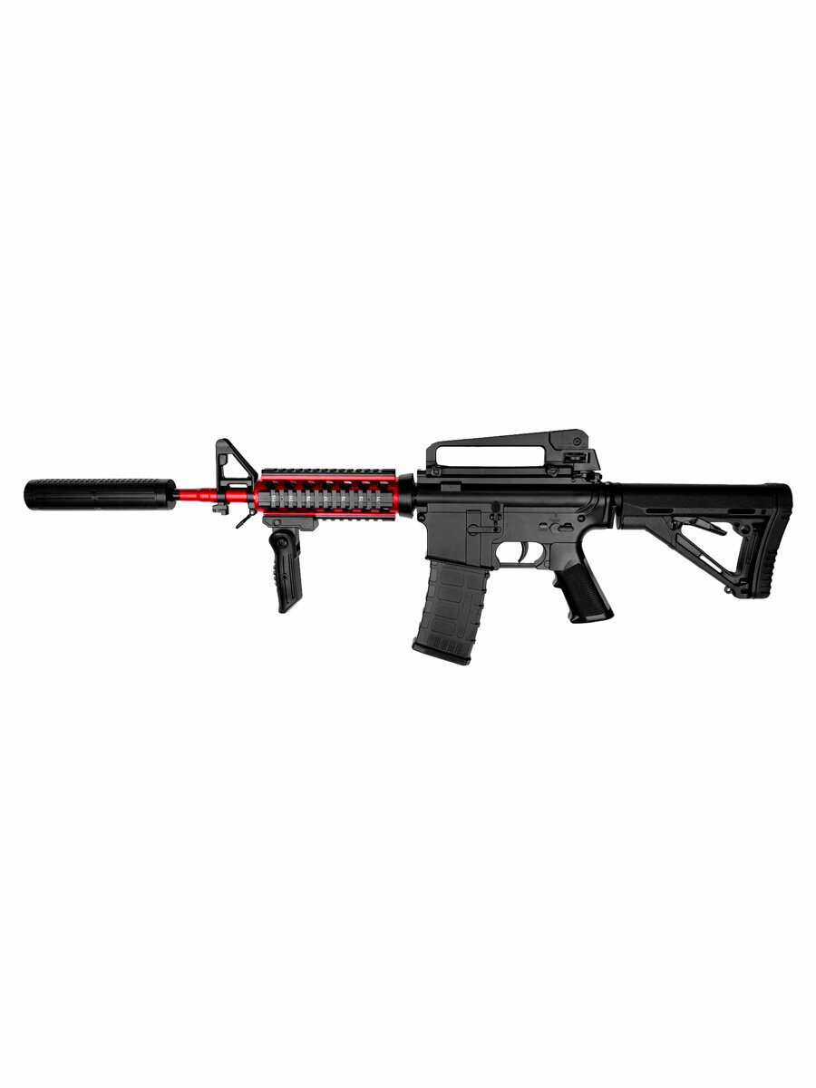 Гелевый пистолет TIAN GONG M4A1 Electric Adjustable Gel Bullet Gun (XS-1801) Black/Red