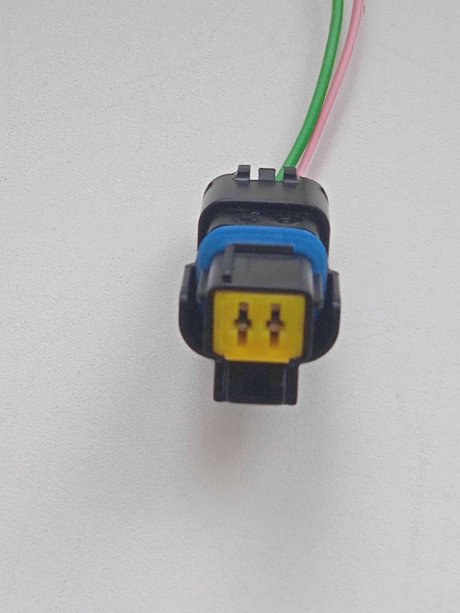 Разъем датчика температуры, масла, повторителя поворота, звукового сигнала, реле зарядки генератора для ВАЗ Renault Peugeot Citroen (2 pin) 2 контакта, с проводами