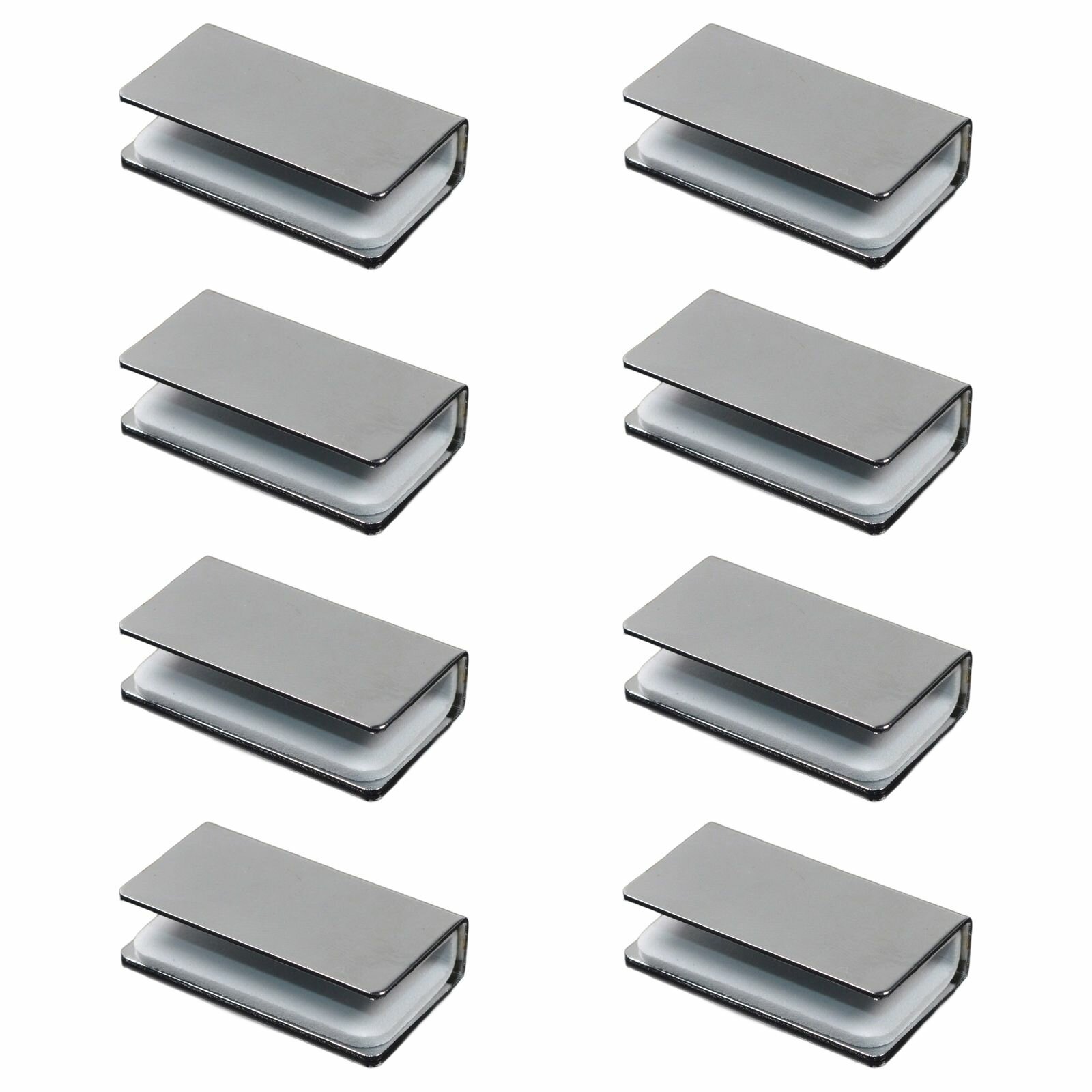 8 шт Магнитные зажимы для стеклянных дверей регулируемая толщина
