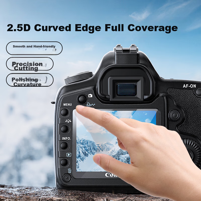 Llano Tempered Glass Screen Protector for Canon R6 R6II R7 Cameras, Camera Screen Protective Film, Mirrorless And DSLR Accessories for R6 R6II R7 Cameras