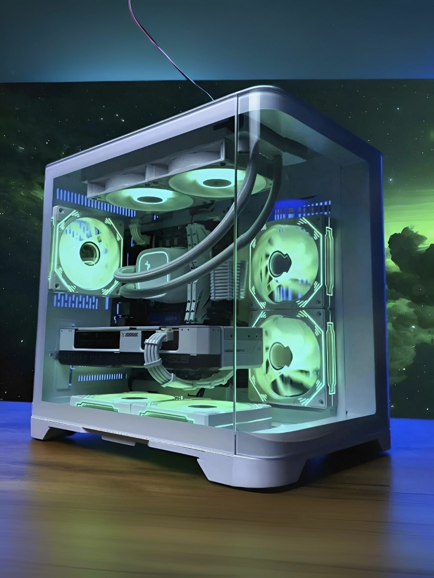 Мощный игровой компьютер Intel Core i5-13600 14ядер, RTX4060Ti, 32ГБ, SSD m.2 1000ГБ, 800W, Win 11 Pro