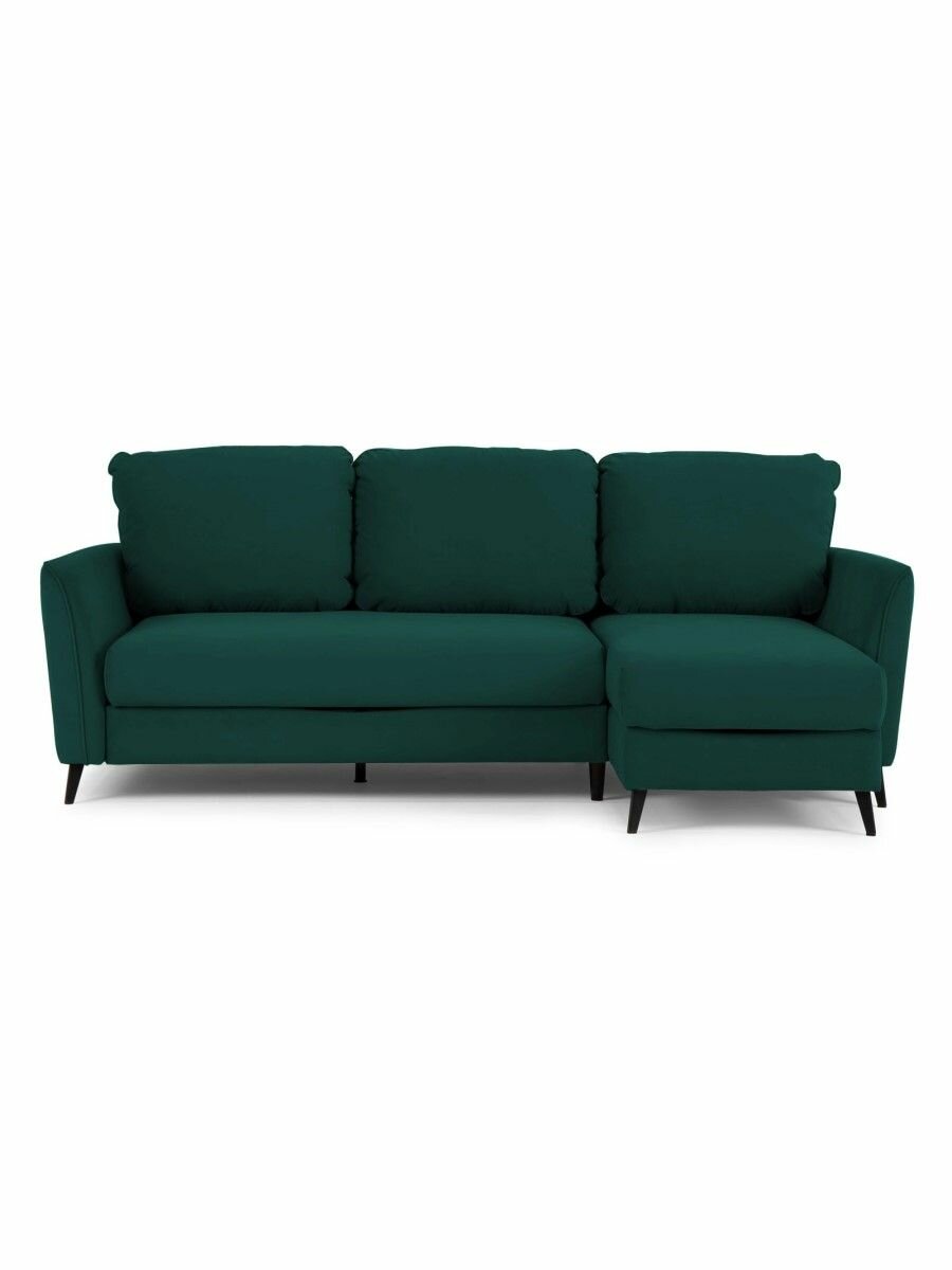 Диван-кровать Askona (Аскона) угловой Лагуна-Тк. Sky Velvet 42, пантограф