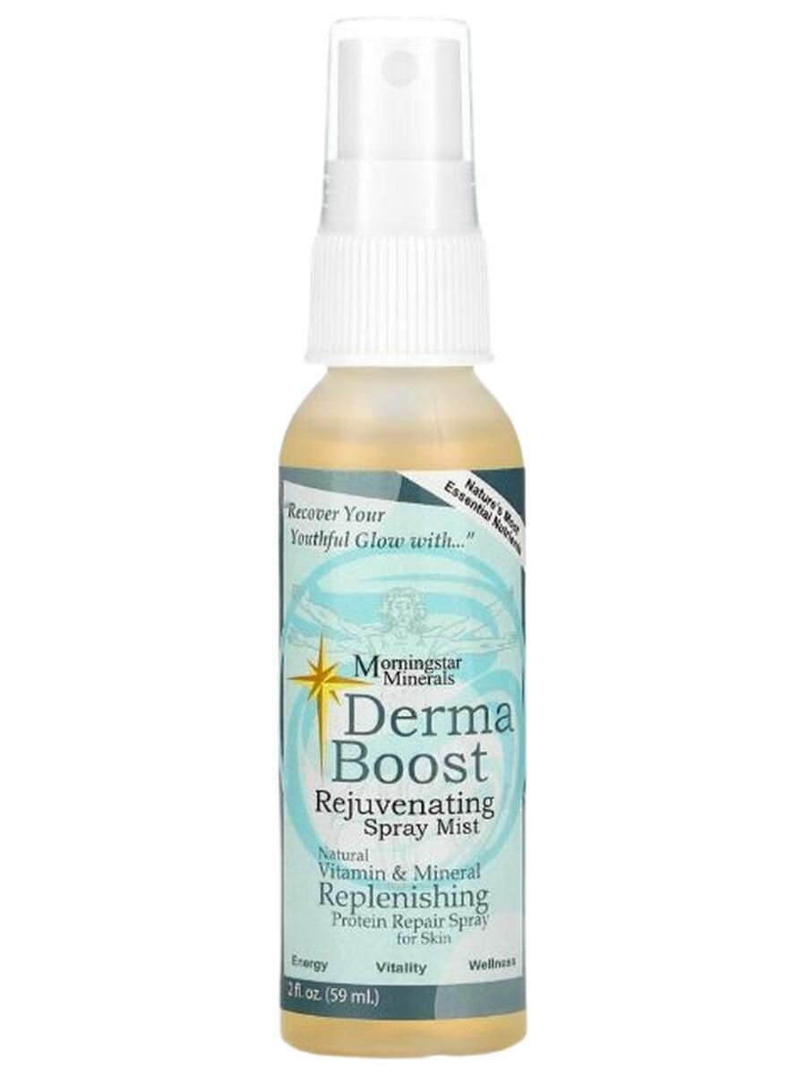Morningstar Minerals, Derma Boost, Восстанавливающий спрей для кожи и волос, 59 мл