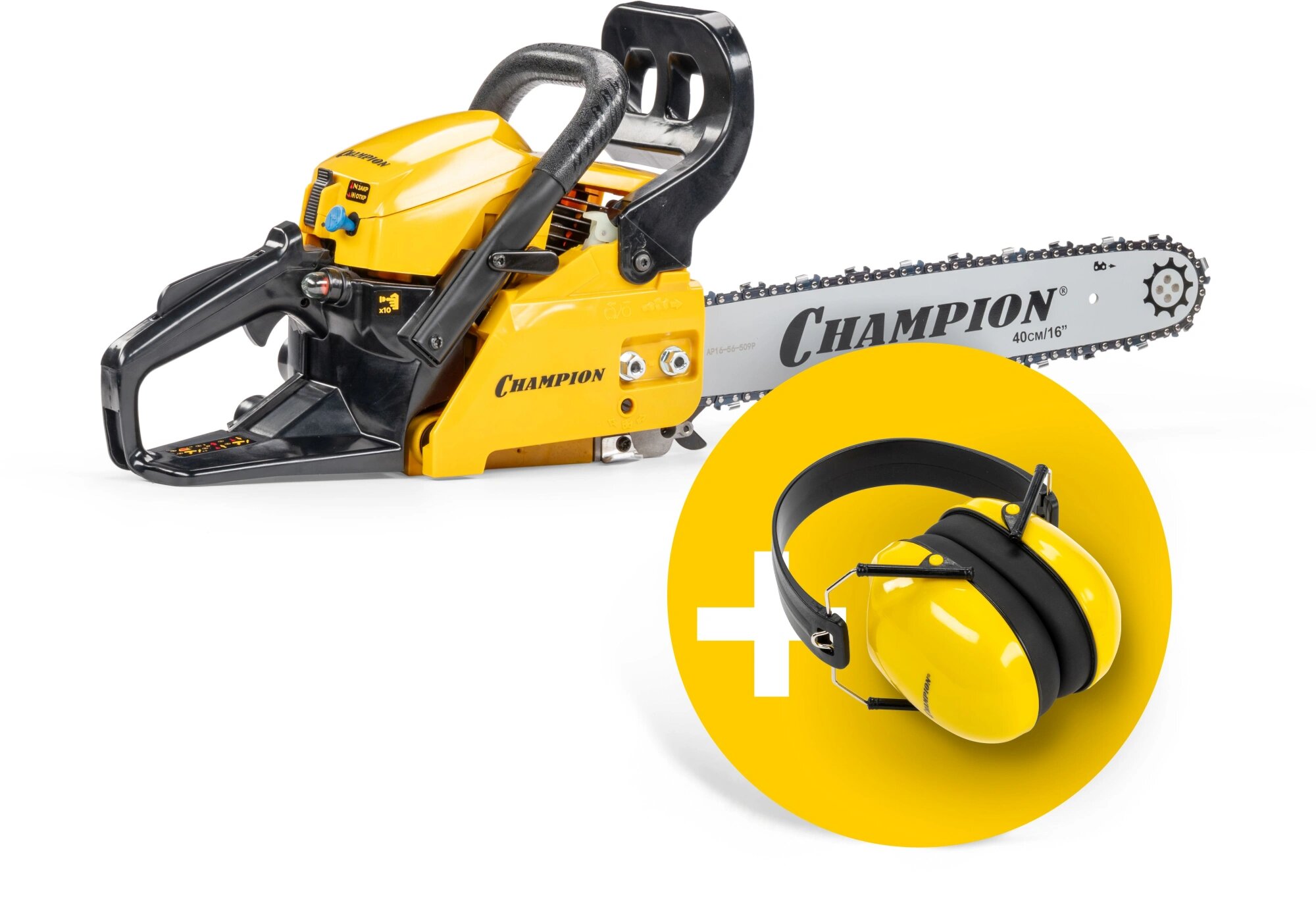 Бензопила Champion PN237-16 1.5Вт 2л. с. дл. шины:16" (40cm)