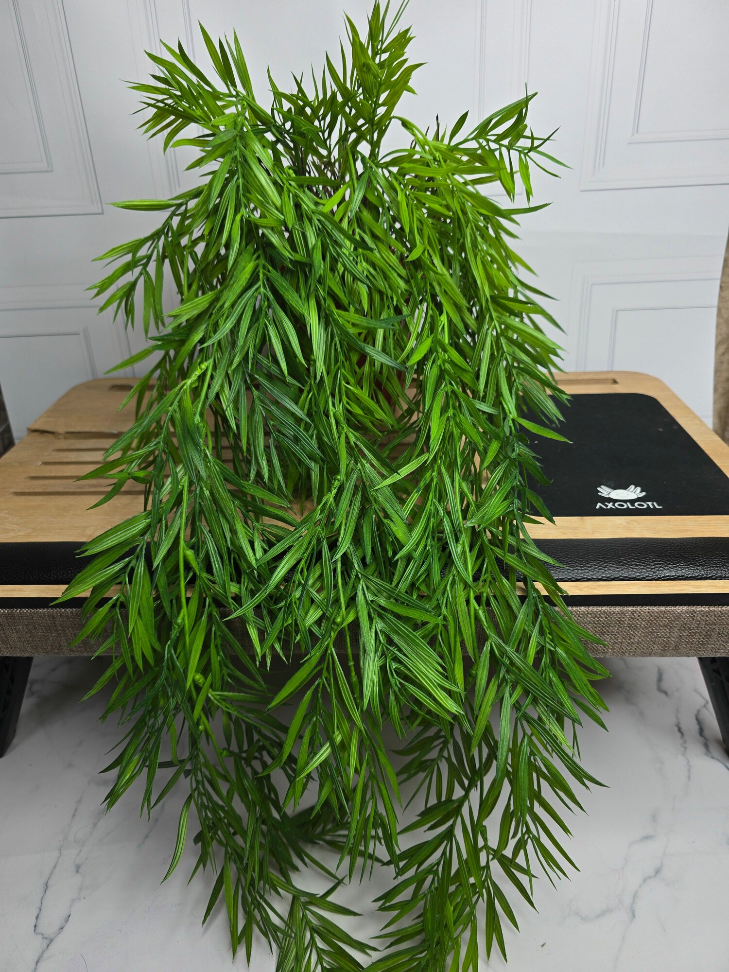 Искусственное растение "Бамбук" Holodilova, пластик, лиственные, зеленый