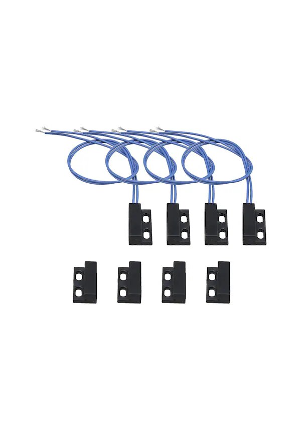 Сигнализация с магнитным выключателем индукционная противоугонная для домашнего использования, магнитная дверная сигнализация, геркон, нормально открытый, переменный ток 110-220 В, с 4 винтами, другое
