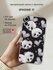 Силиконовый чехол на Apple iPhone 11 / Айфон 11 с принтом "Море панд"