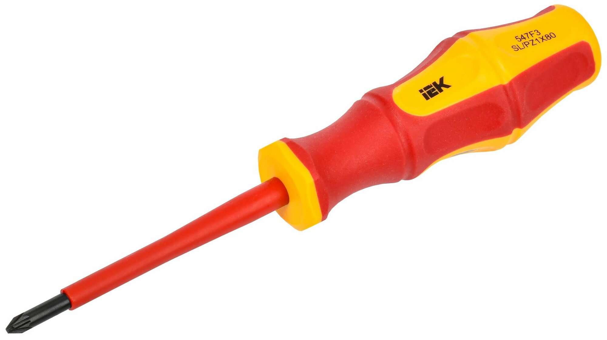 Отвертка IEK диэлектрическая PZ-SL1х80 К3 ARMA2L 3