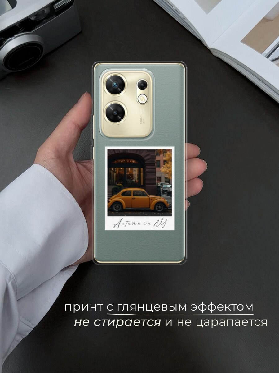 Чехол на Infinix Zero 30 4G / Инфиникс Зеро 30 4G с принтом Осенний палароид — фото 1