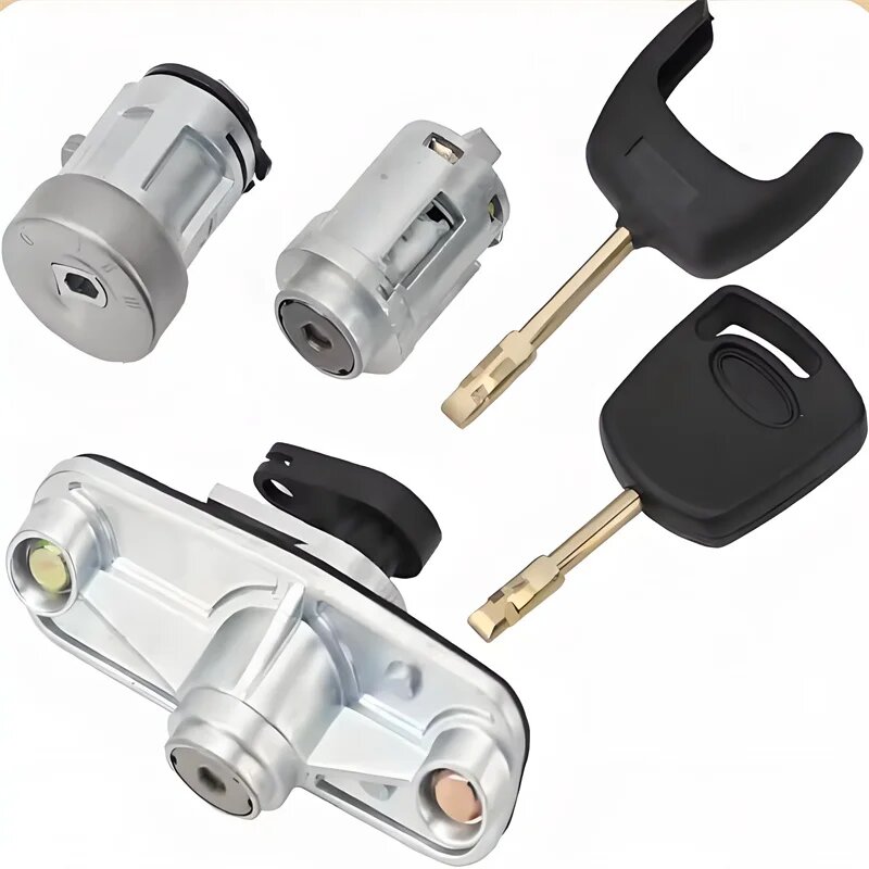 OEM цилиндр замка зажигания автомобиля для Ford Mondeo (2001-2007), весь комплект цилиндра замка для Fiesta 2003-2005, цилиндр замка двери