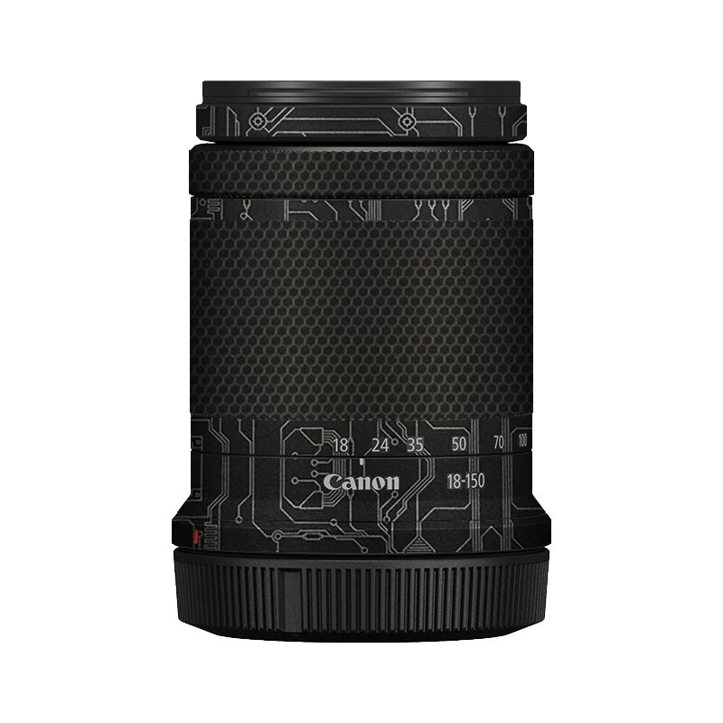 Знакомый для Canon RF-S18-150 полное покрытие матовая пленка для объектива с узором цепь темно-золотой