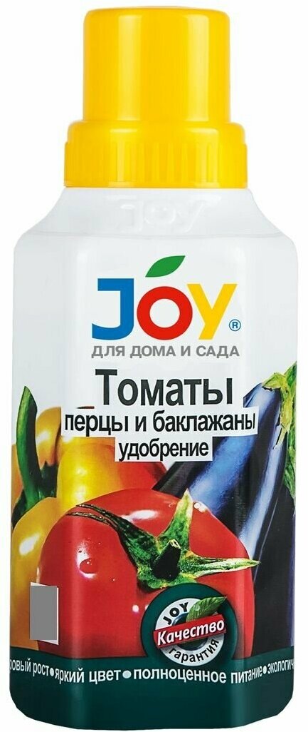 Joy Жидкое удобрение Томаты, перцы, баклажаны 0,33л