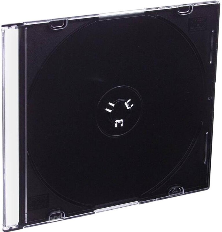 Бокс CMC для CD/DVD пластиковый Slim Case черный (200 шт. в уп) (CDB-sl) 1644088