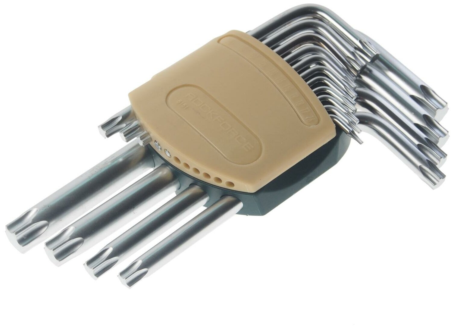 Набор ключей TORX ROCKFORCE Г-образных, 15пр.