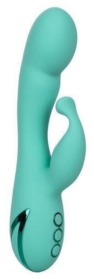 Вибратор-кролик California Exotic Novelties Tahoe Temptation, с точечной клиторальной стимуляцией, зелёный