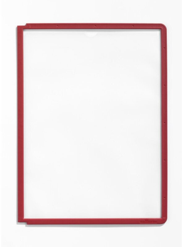 Демопанель Durable Sherpa, антиблик, А4, полипропилен Красный