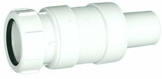 MFLEX-3240PC Труба гофрированная раздвижная (L138-187мм, D50мм); вход Дн 32мм, выход компрессионный Ду 40мм