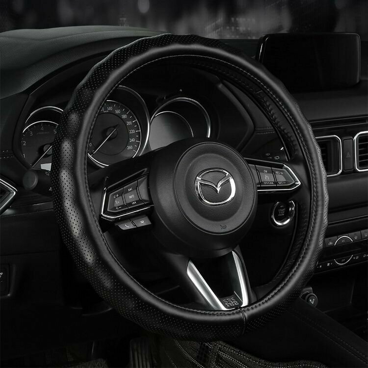 Чехол-оплетка NEW EPOCH, для руля грузовых автомобилей, диаметр руля 45см, натуральная кожа