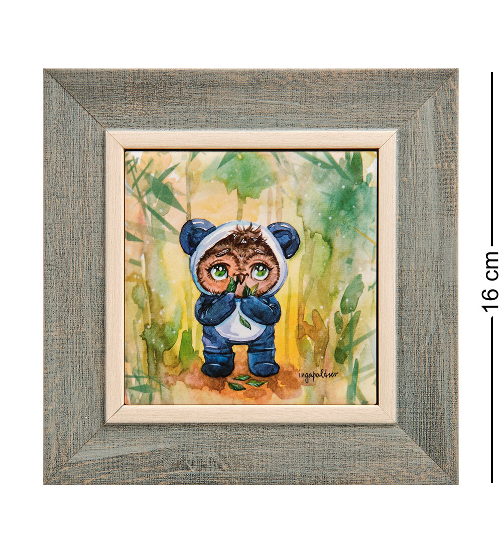 Панно керамическое 'Любимые глазки' 10х10