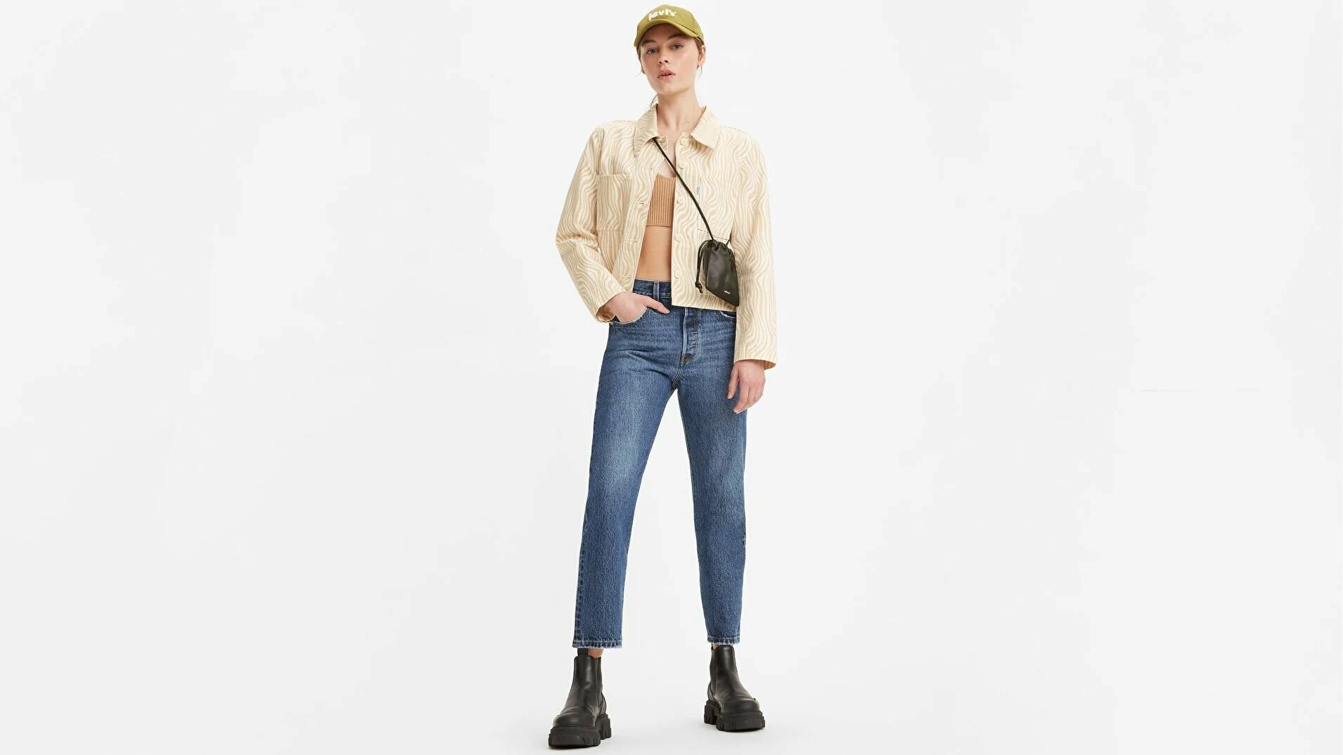 Джинсы 501 Crop 