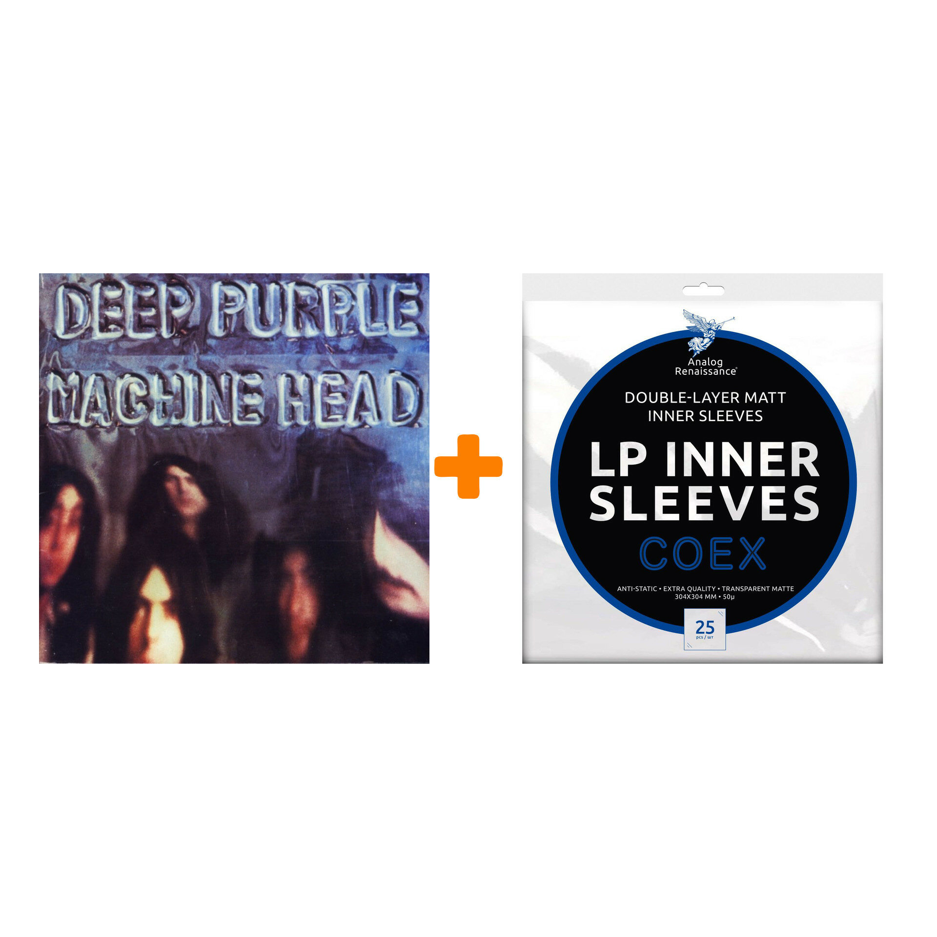 DEEP PURPLE Machine Head LP + Конверты внутренние COEX для грампластинок 12" 25шт Набор