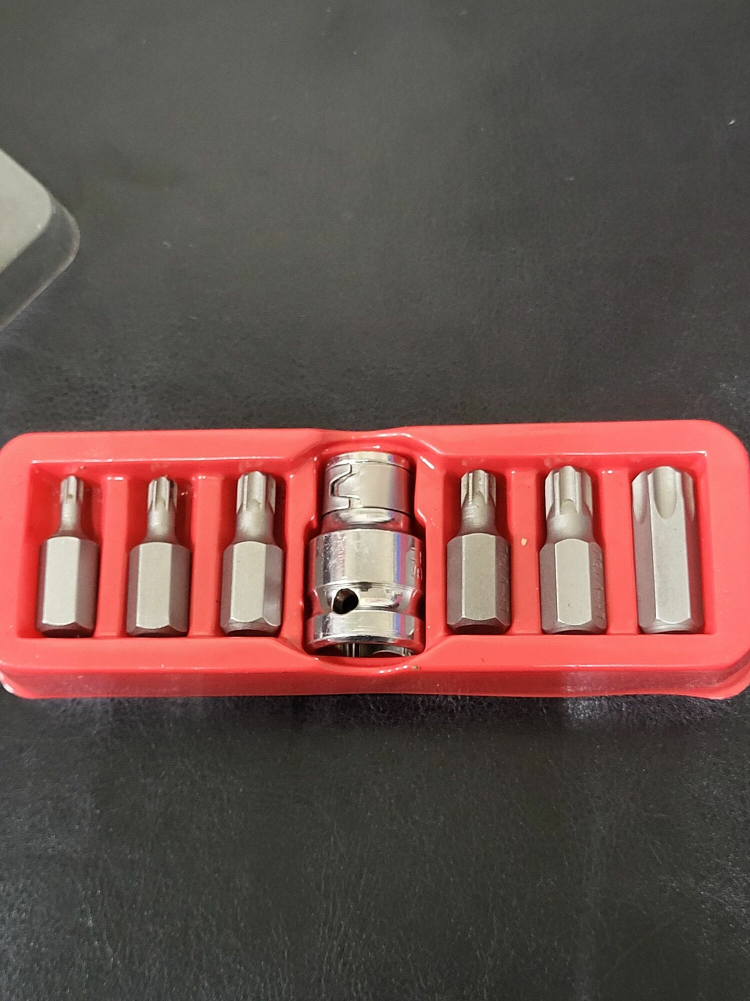 Биты специальные TORX T25-T55 7 Пр с адаптером под 1/2"