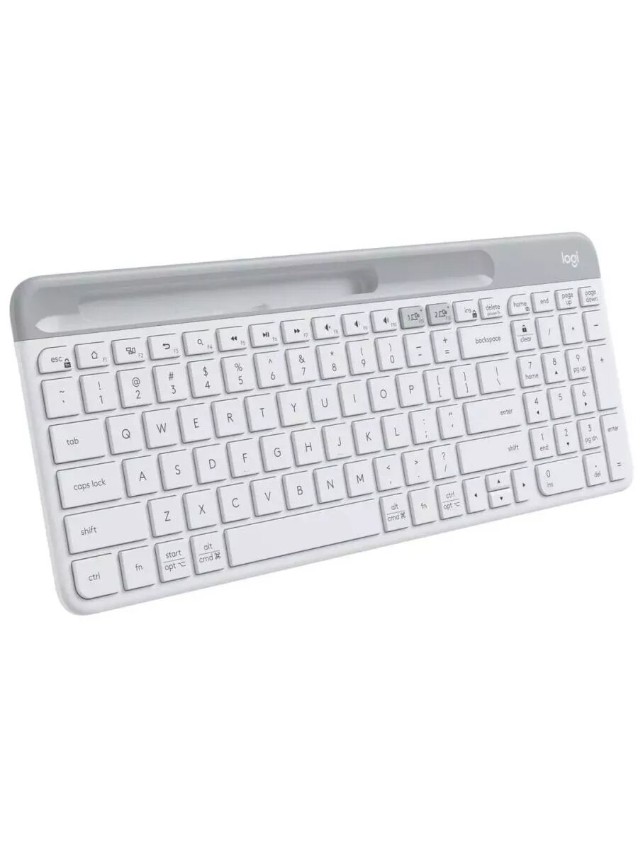 Беспроводная клавиатура Logitech K580 Slim Multi-Device, белый, английская/русская (ANSI)