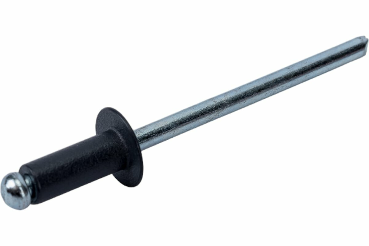 Качественный крепеж Заклёпка вытяжная серый графит 4,0\10 RAL 7024 150 шт 0200533 КЧ