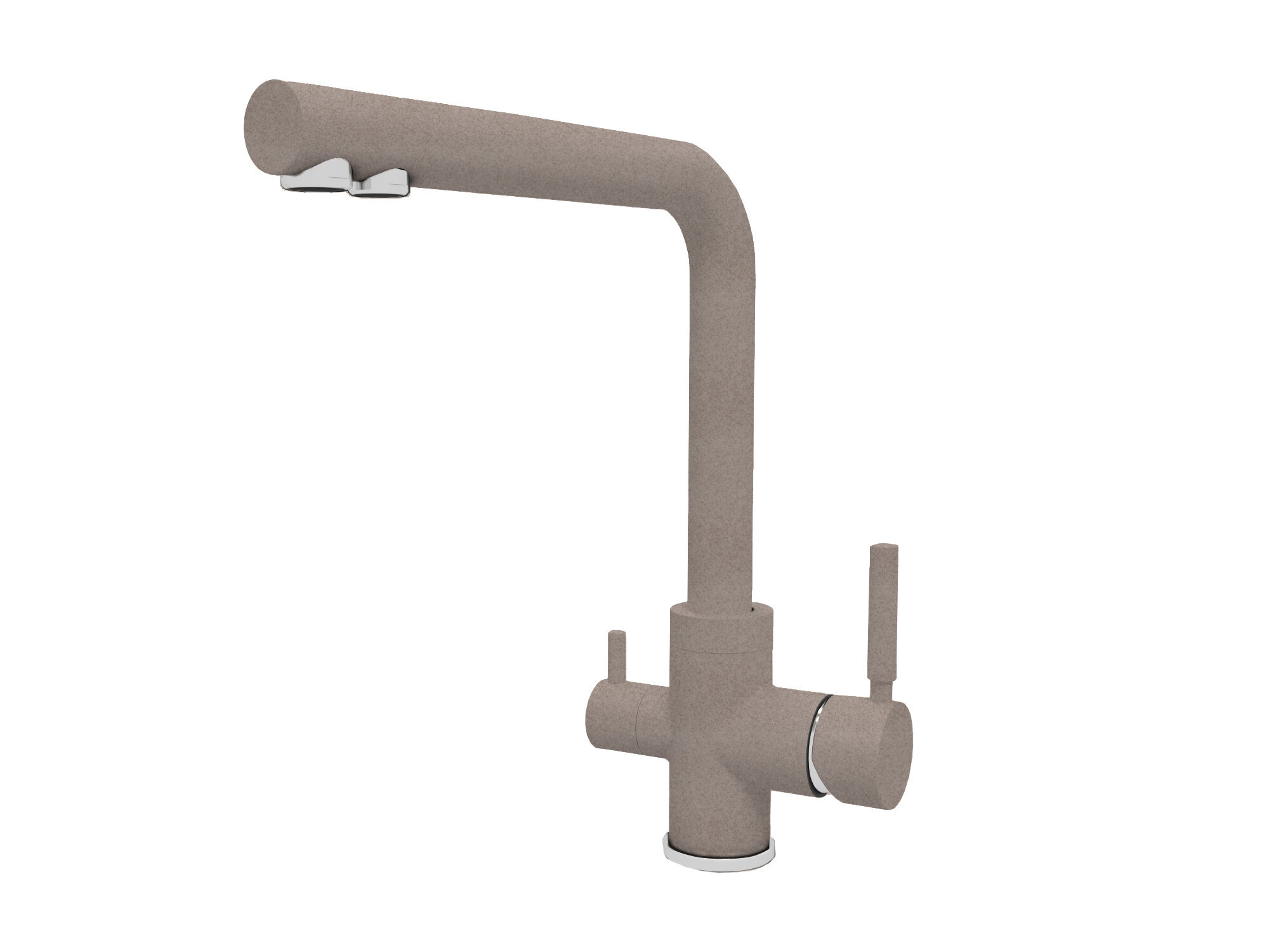 Смеситель Florentina альдо FL, цвет Песочный (ALDO FL, Sand) с подключением к фильтру