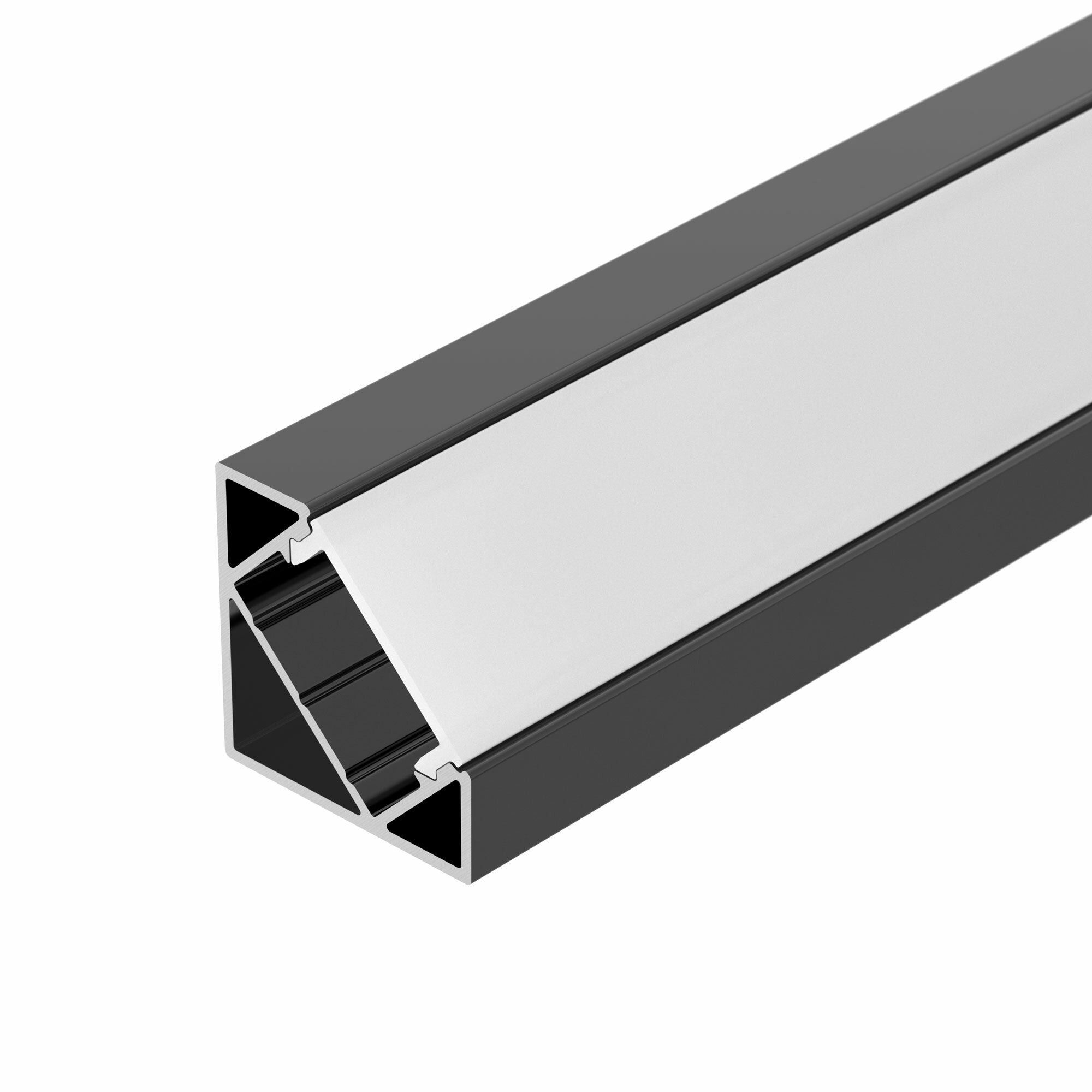 Профиль Arlight Профиль SL-KANT-H18-2000 BLACK (Arlight, Алюминий), 2м