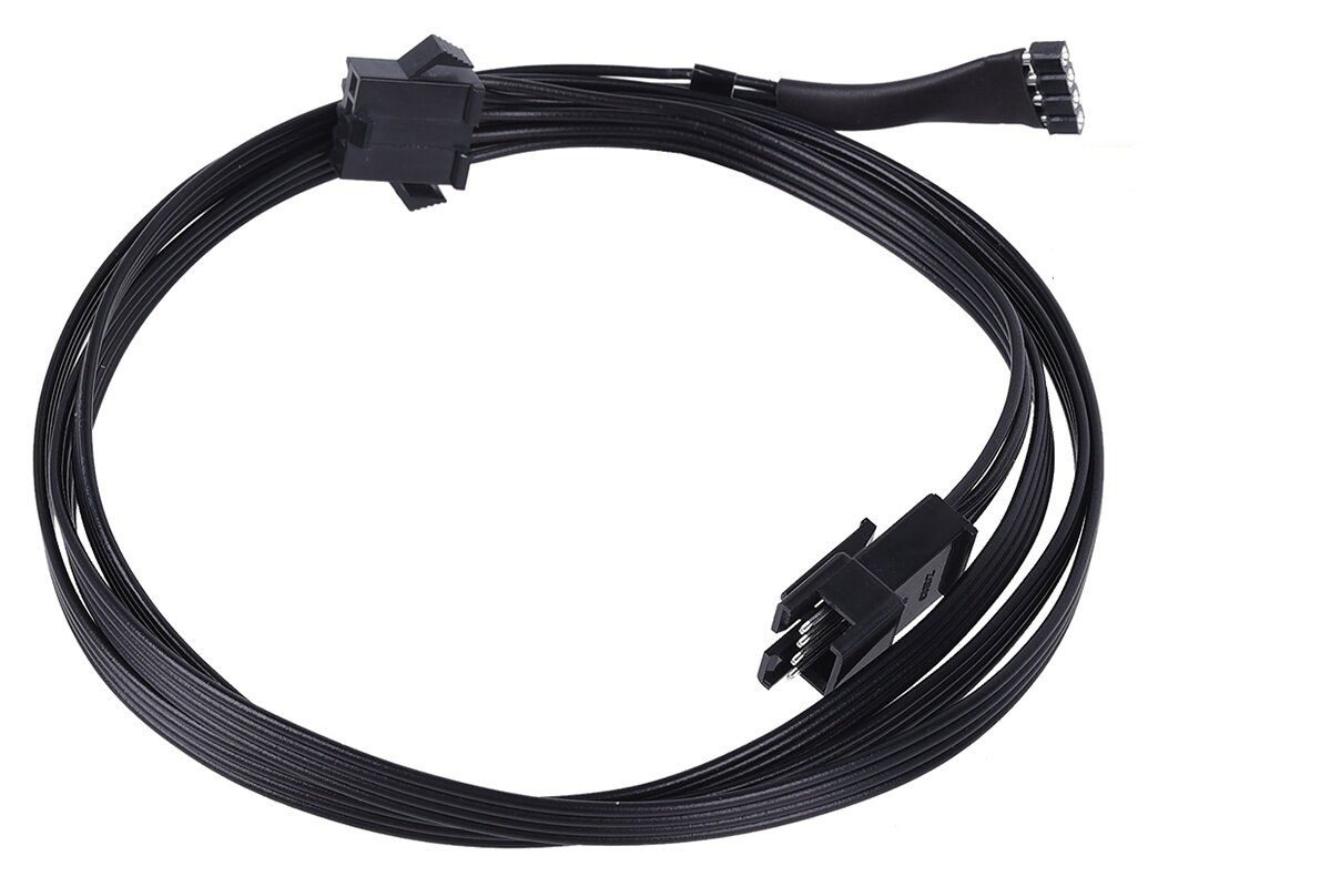 Кабель Alphacool RGB 4-pin LED для материнских плат - черный 100см