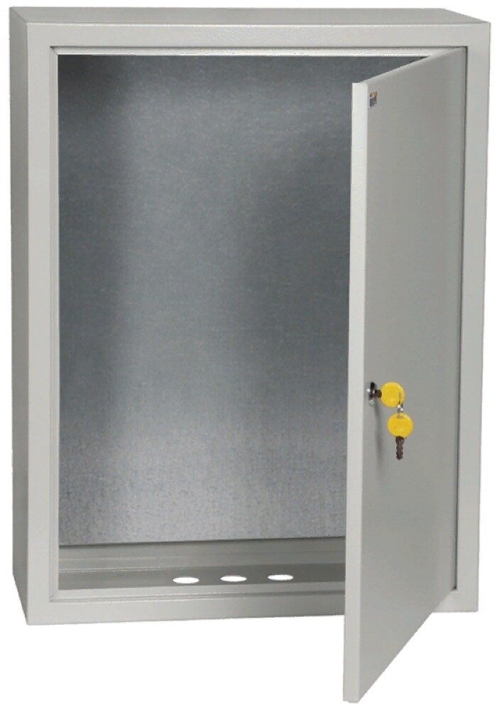 Щит распределительный IEK / ИЭК ЩМП-3-0 пустой, стальной серый, УХЛ3 IP31, размером 650х500х220мм, YKM40-03-31 / электрика