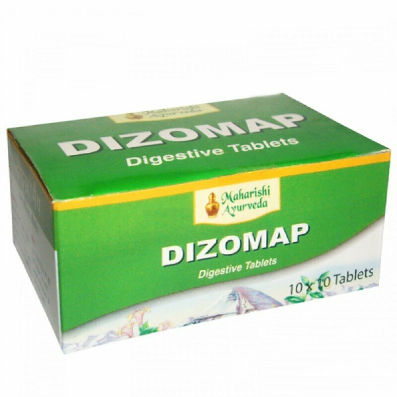Дизомап Махариши Аюрведа (Dizomap Maharishi Ayurveda), 100 таблеток