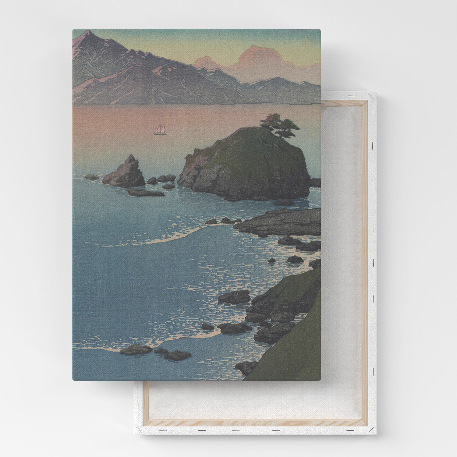 Картина на холсте, репродукция / Хасуй Кавасэ - Kude Beach, Wakasa / Размер 30 x 40 см