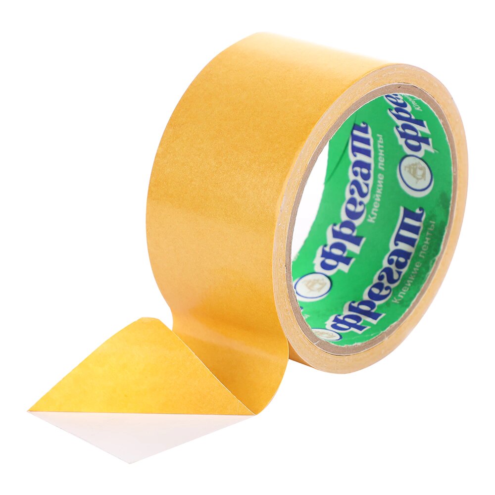 Клейкая лента двухсторонняя Фрегат 48 мм х 10 м полипропиленовая