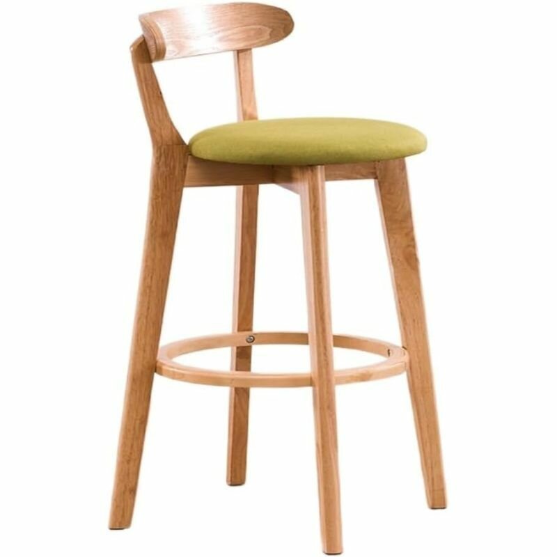 Барный стул из цельного дерева