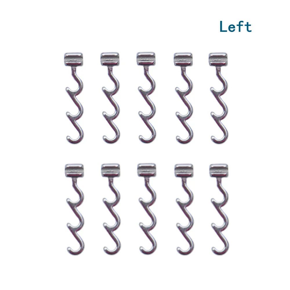 1 упаковка, стоматологическая ортодонтическая лингвальная кнопка, обжимной крючок, Three Hook Left