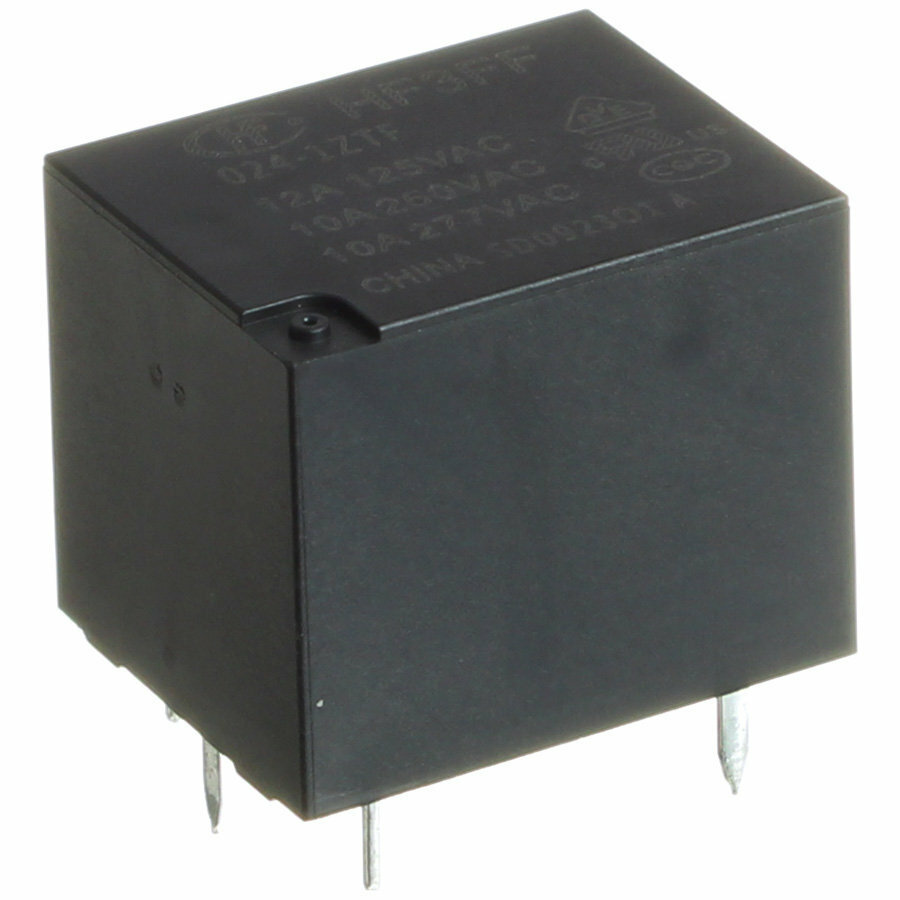 Реле 24В, 1 группа 10А 277В AC Hongfa HF3FF/024-1ZTF SPDT 1С