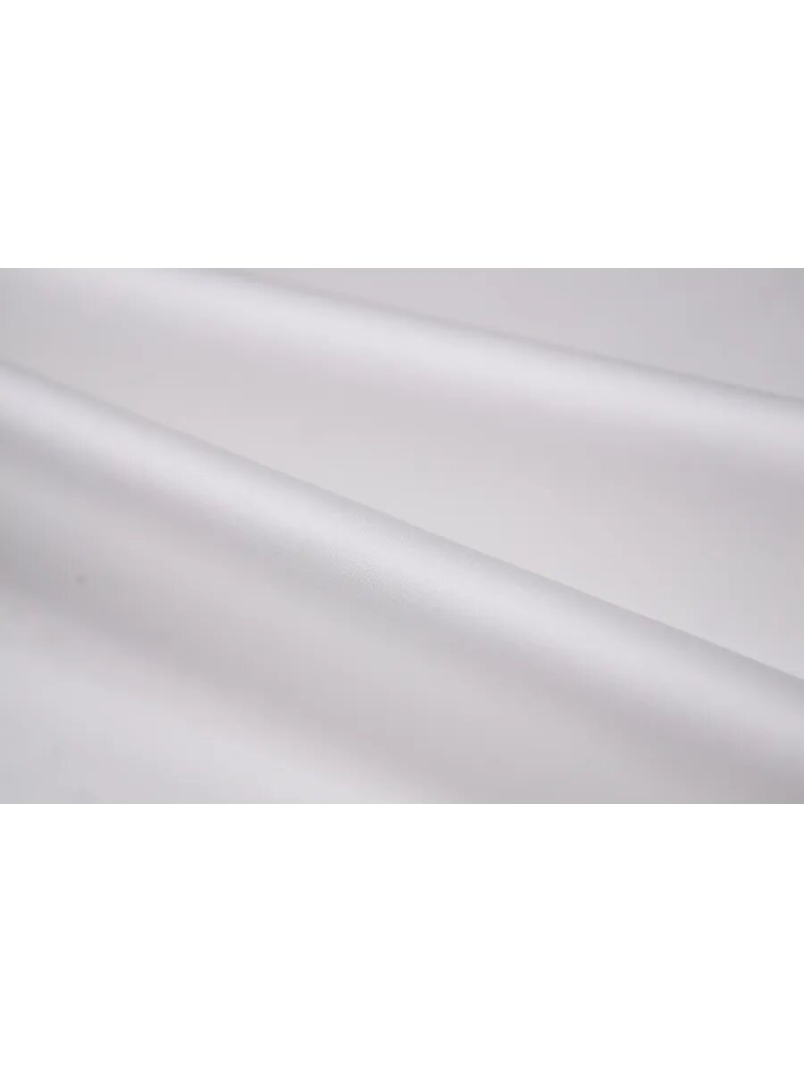 Ткань Хлопок рубашечный белый полированный